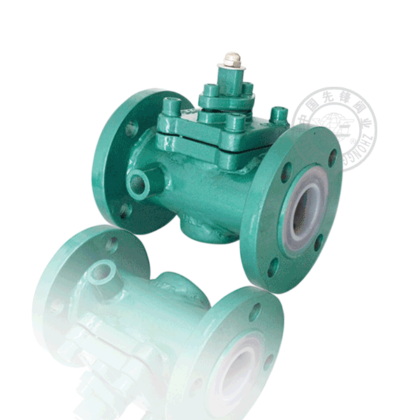 BX43F/F4/F46-16Z/C 手动法兰直通流道内衬聚四氟乙烯/炳烯铸钢（WCB）保温旋塞阀-产品展示-上海先锋阀门制造有限公司